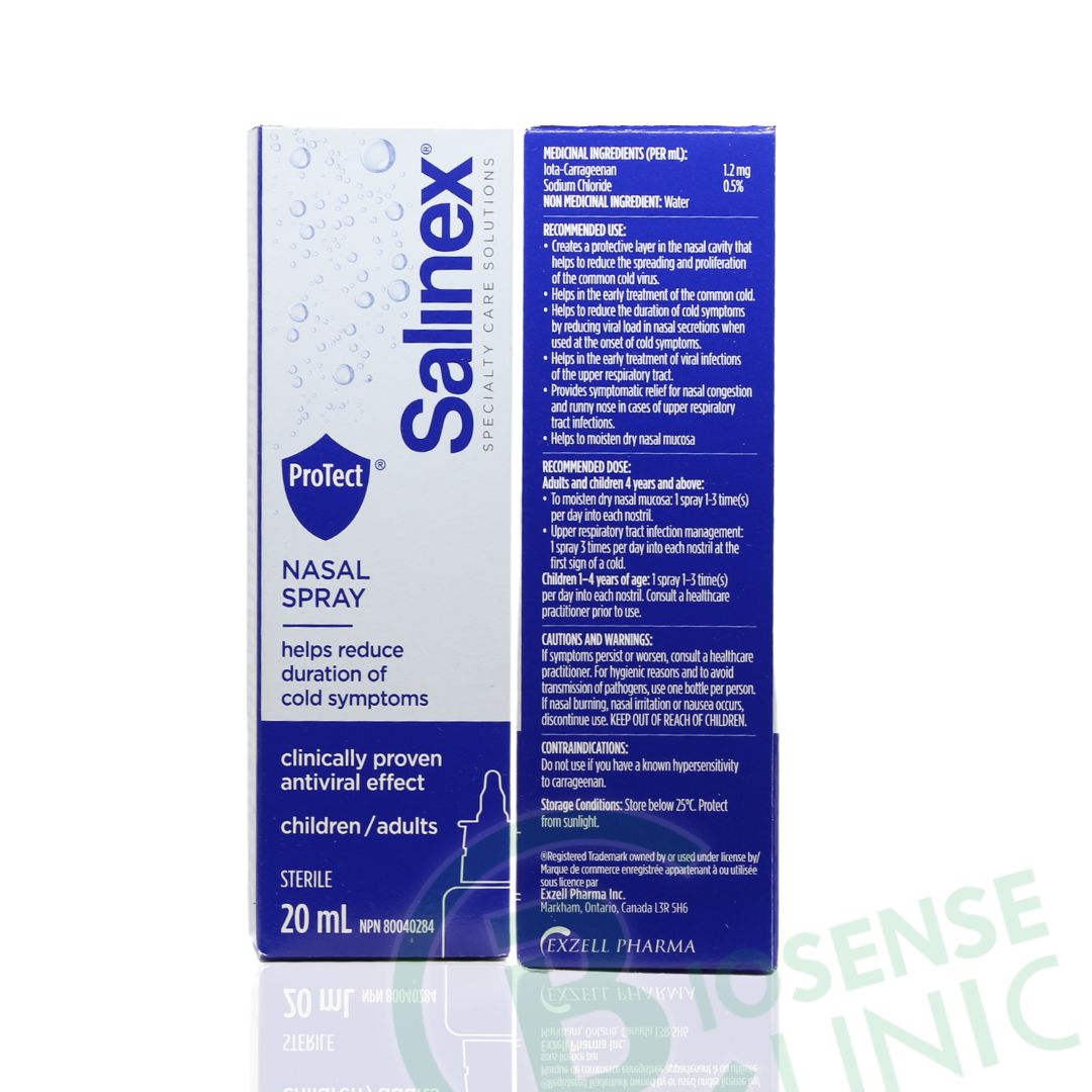 Buy Salinex Protect Nasal Spray for Antiviral Relief at BiosenseClinic