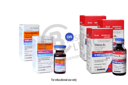 Vitamin B12 Injection at BiosenseClinic.com a Licensed Pharmacy
