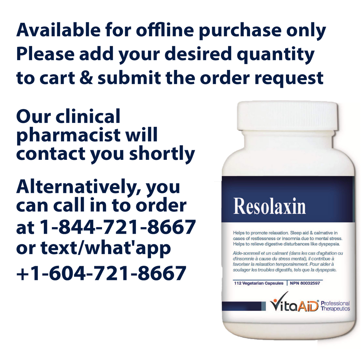 VitaAid Resolaxin – BiosenseClinic